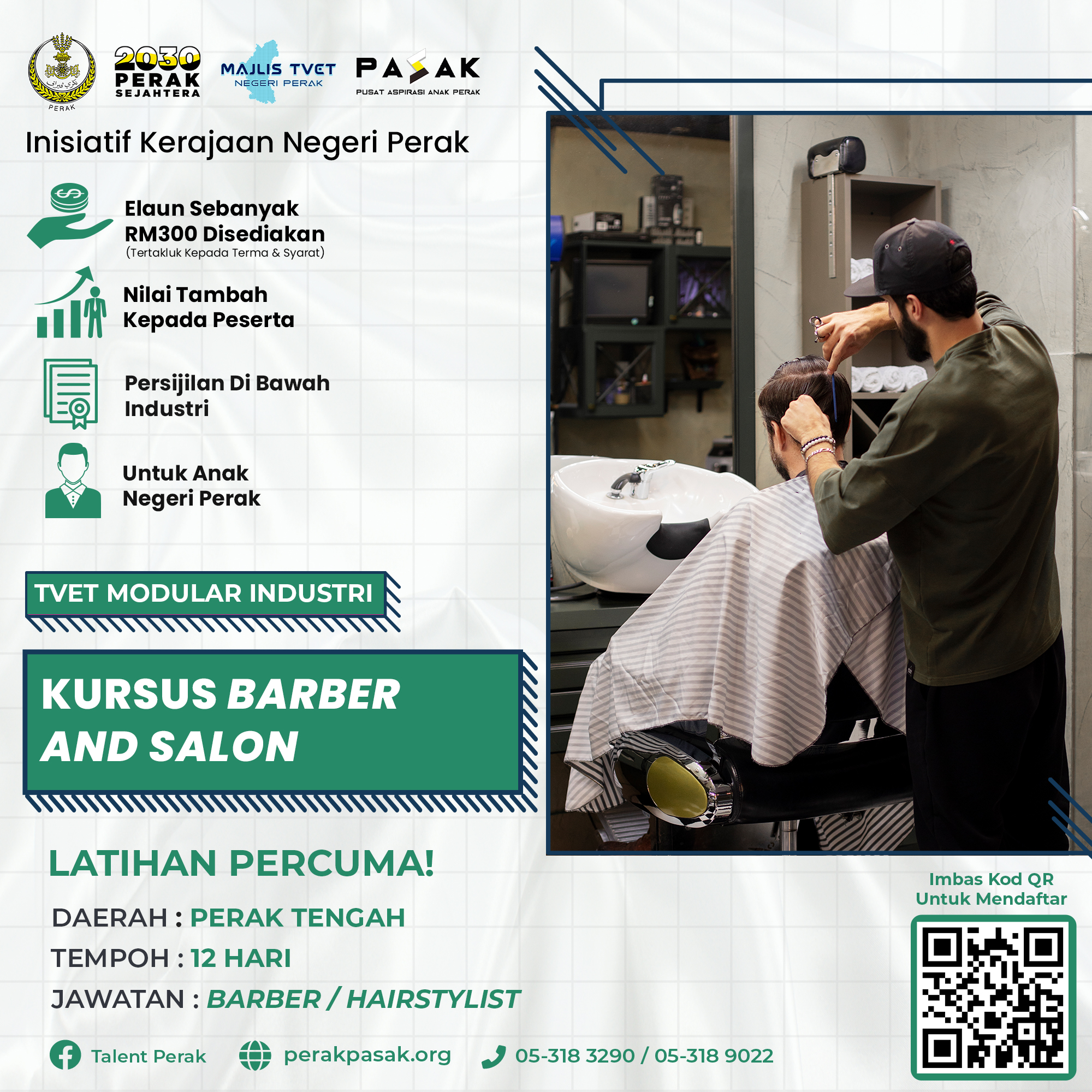 Program Latihan TVET Modular Fasa 1/2024 - Pusat Aspirasi Anak Perak